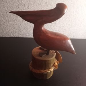 Handmade | Art | Nwt Handcarved Roadrunner 6 Wood Sculpture | Poshmark